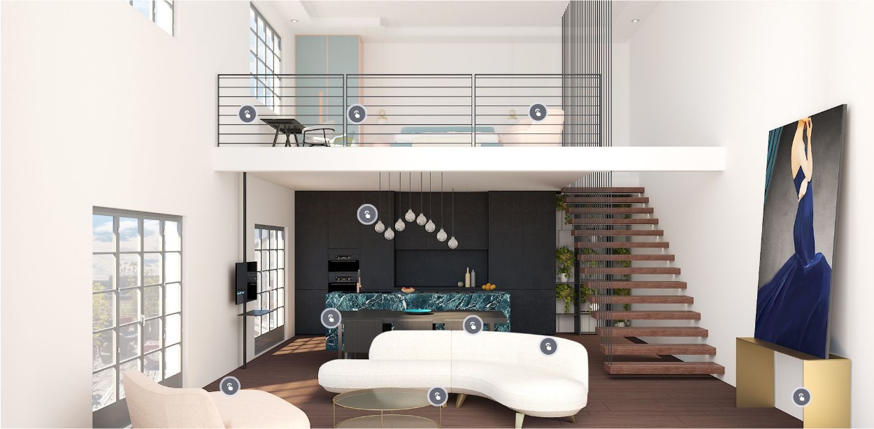 Granatiero Design Studio Loft Milan Interior Living