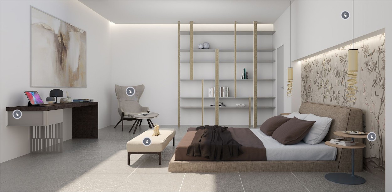 Granatiero Design Studio Villa Posillipo Interior Notte