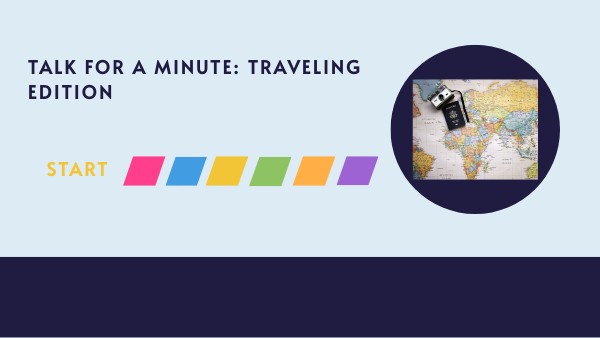 Talk for a minute | Genially