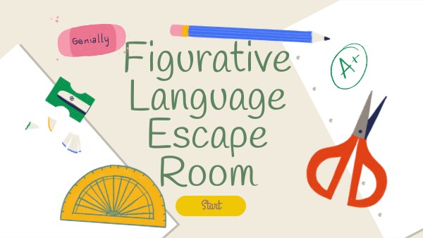 Figurative Language Escape Room | Genially