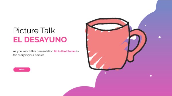 EL DESAYUNO Picture Talk