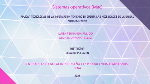 PRESENTACIÓN MAC-SISTEMAS OPERATIVOS | Genially