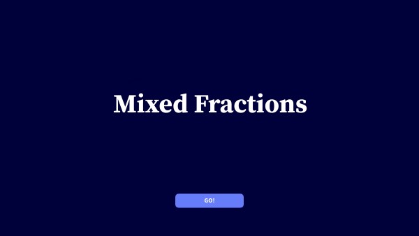 Mixed fractions