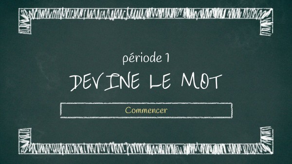 Devine le mot P1