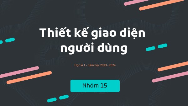 Nhóm 15 | Genially