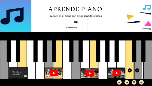 piano sencillo | Genially