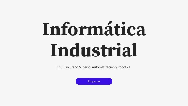 FIM Informática Industrial | Genially