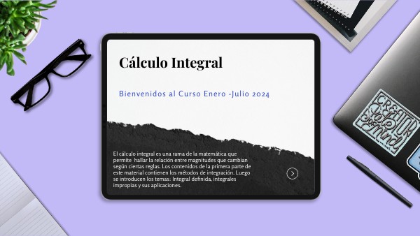Encuadre Cálculo Integral | Genially