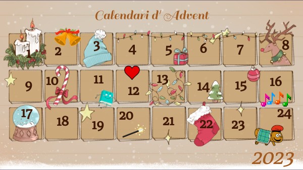 Calendari advent 2023 | Genially
