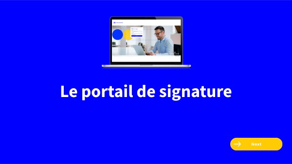 Le portail de signature | Genially