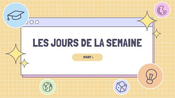 jours, mois, saisons | Genially