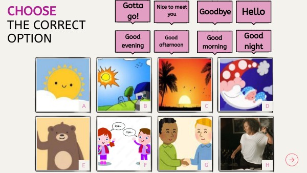 Greetings and farewells + info | Genially