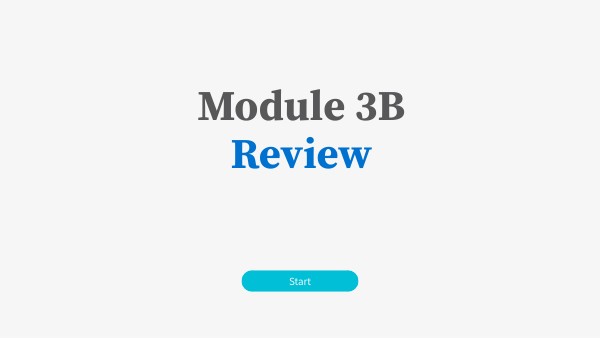 Sales training - Module 3B