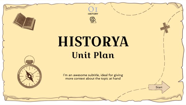 HISTORY UNIT PLAN | Genially