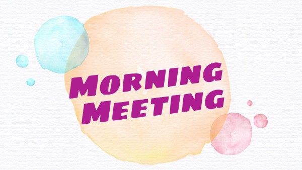 Morning Meeting Binder Shire Copy | Genially