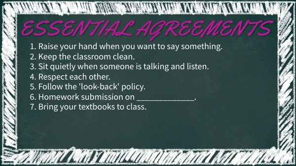 Essential agreements