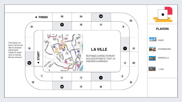 jeu de vocabulaire sur la ville public universitaire | Genially