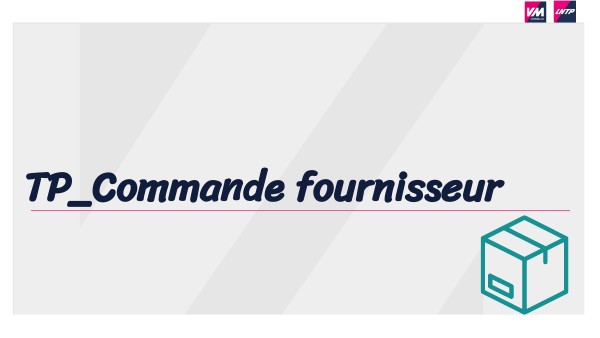 TP_Commande fournisseur