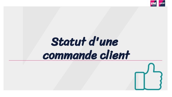 JX_Statut d'une commande client | Genially