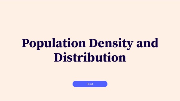 Population Density and Distribution | Genially