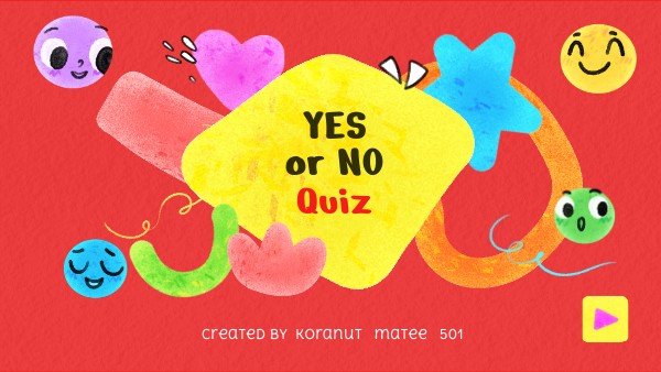 Yes or No quiz | Genially