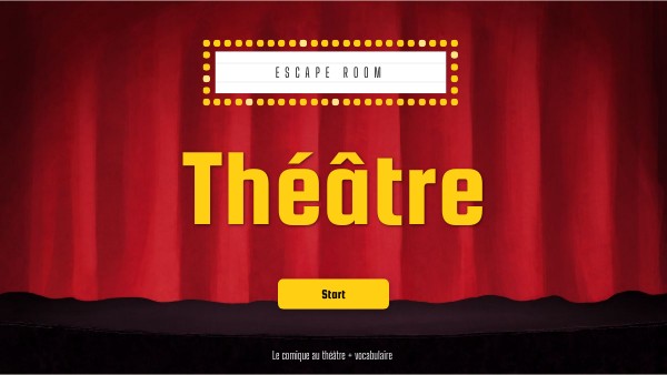 Comique au théatre | Genially