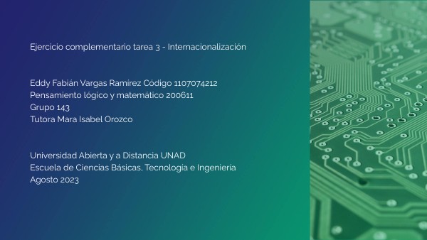 Ejercicio complementario PLM