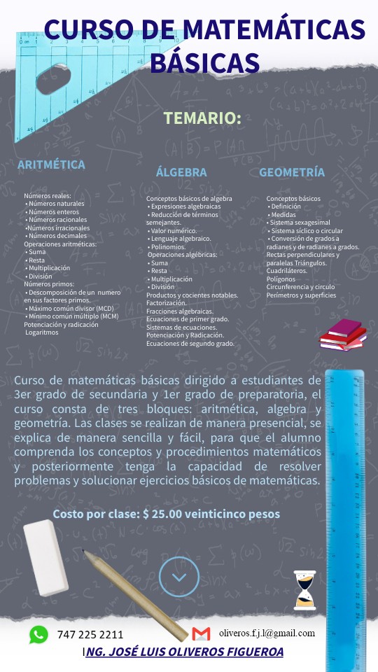 CURSO DE MATEMATICAS | Genially