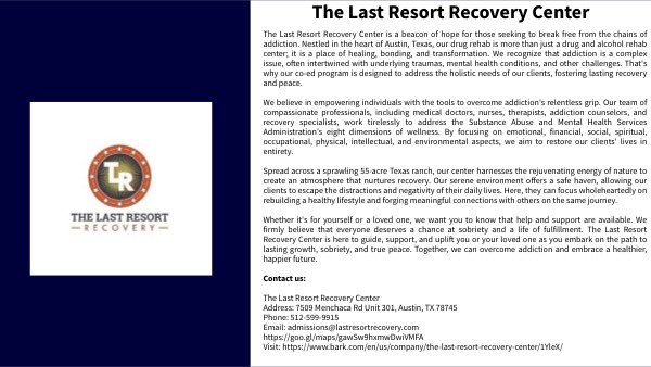 The Last Resort Recovery Center