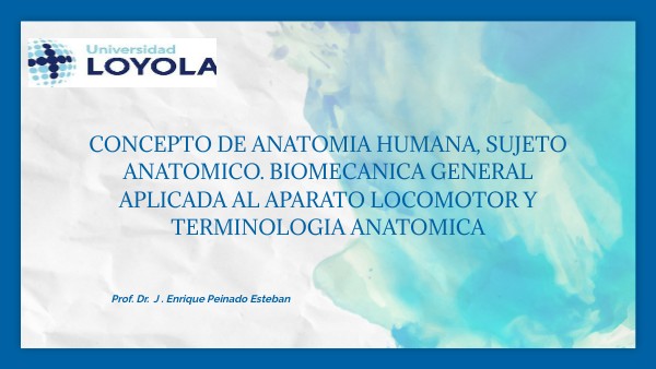 TEMA II CONCEPTO DE ANATOMIA | Genially