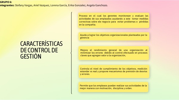 CUADRO SINÓPTICO CONTROL DE GESTIÓN | Genially