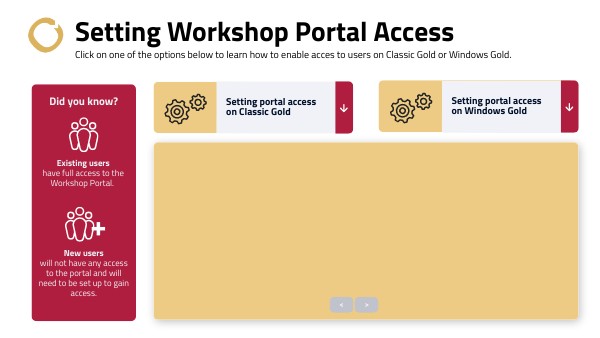 Setting Workshop Portal Access | Genially