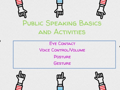 01 Public Speaking Basics and Activities