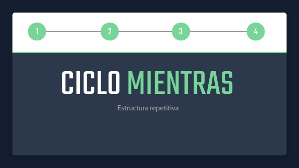 CICLO MIENTRAS | Genially