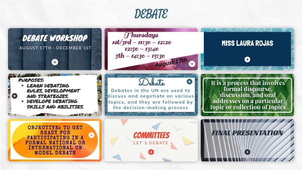 DEBATE WORKSHOP | Genially