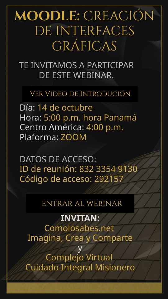 MOODLE: Creación de interfaces gráficas MOODLE: Creación de interfaces gráficas