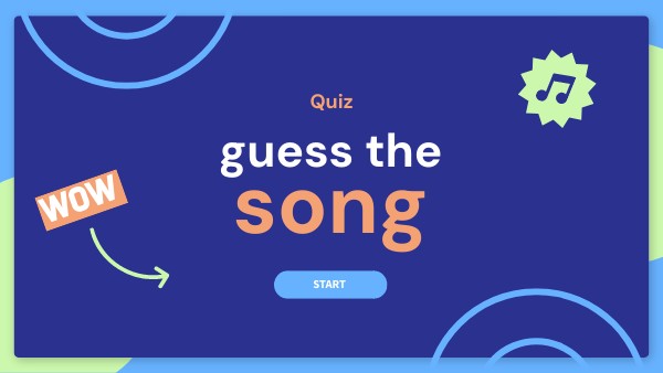 GUESS THE SONG | Genially
