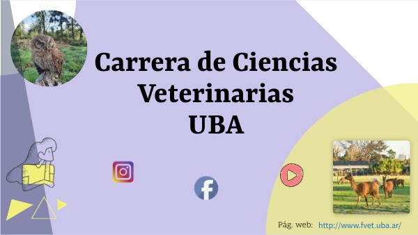 Carrera de Cs. Veterinarias en UBA | Genially