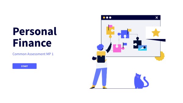 Personal Finance Common Assessment Review MP 1 | Genially