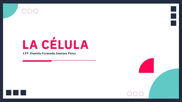 PÓSTER INTERACTIVO CÉLULA