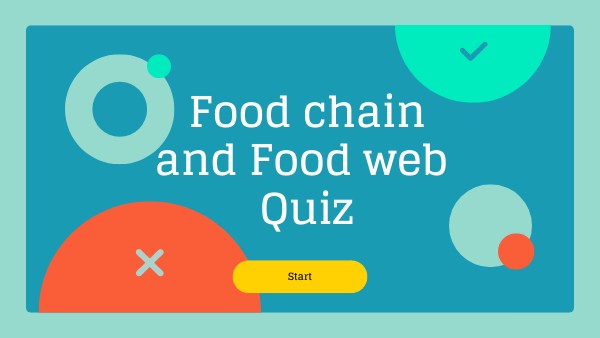 Food chain and web QUIZ | Genially