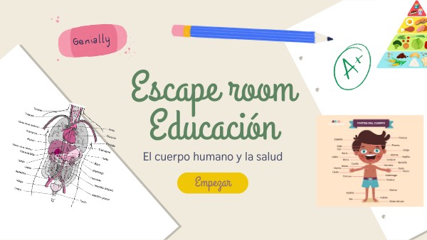 ESCAPE ROOM CUERPO HUMANO Y SALUD | Genially