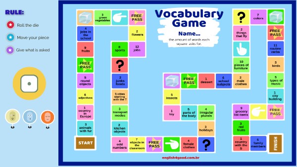 The Simple Present Game | Genially