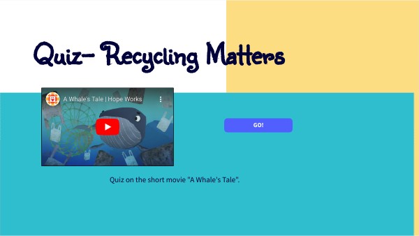 Quiz Why Recycling Matters