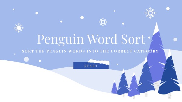 Penguin Word Sort
