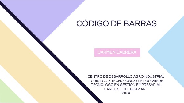 CODIGOS DE BARRAS | Genially