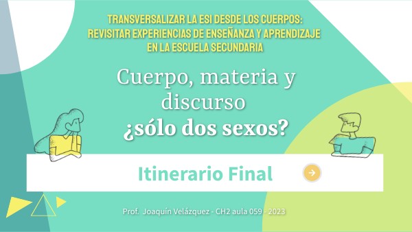 Itinerario Final - ESI | Genially