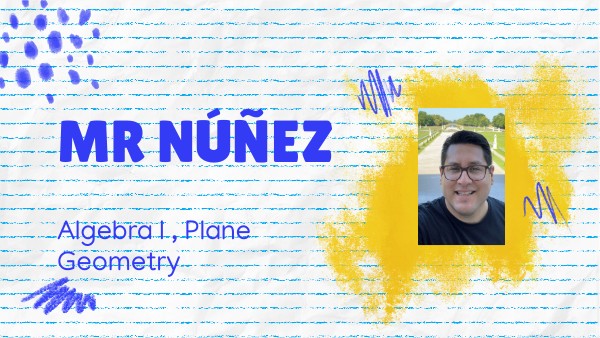 MEET THE TEACHER VIDEO Victor Nunez