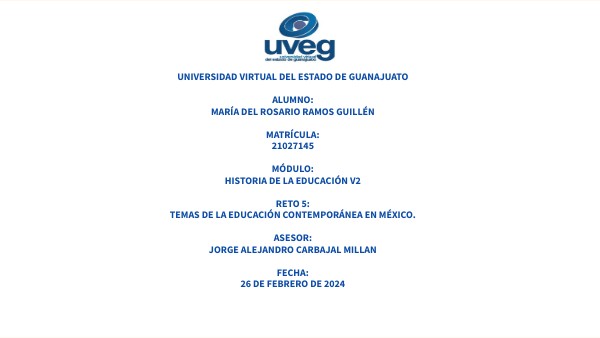 educación contemporánea | Genially