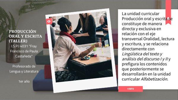 PLANIFICACIÓN TALLER DE PROD.ORAL Y ESCRITA | Genially